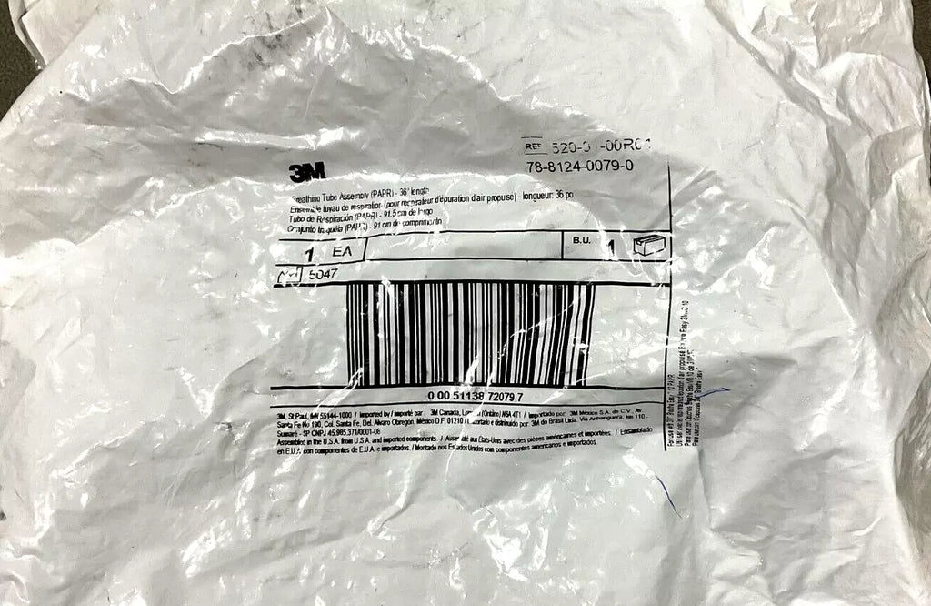 3M Breathe Easy 10 System 78-8124-0079-0 BREATHING TUBES 36 inches — G-Cor Automotive