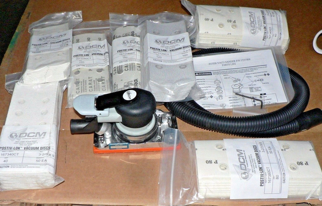 DCM CLEAN-AIR 173578 7-1/4 JITTERBUG VACU-SANDER STARTER KIT — G-Cor Automotive