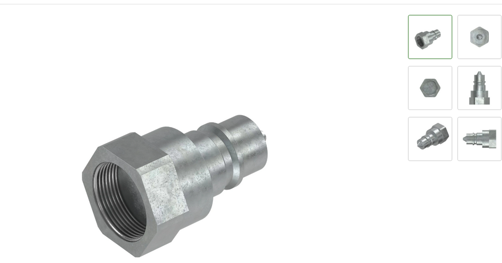 EATON 56101212S Hydraulic Quick Coupler Plug — G-Cor Automotive