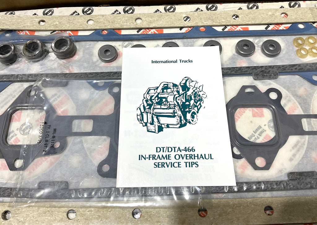 GENUINE INTERNATIONAL DT/DTA-466 IN-FRAME OVERHAUL ENGINE KIT — G-Cor ...