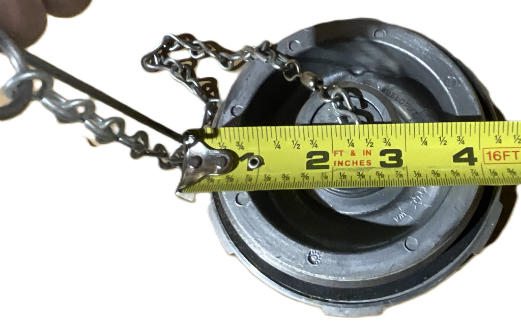 4" INCH MALE DIESEL FUEL TANK FILLER CAP 89452-8 8732 MILITARY SURPLUS ...