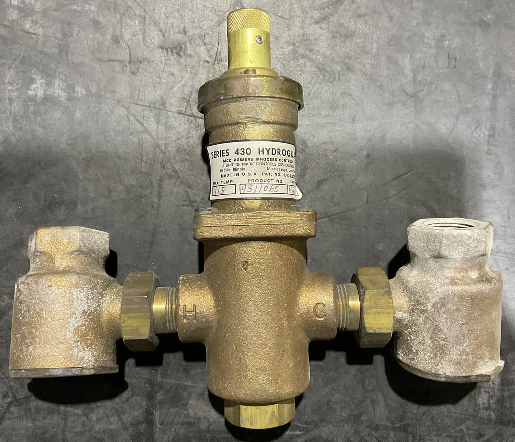 MCC Powers Series BRONZ 430 Hydroguard Regulator Mixing Valve — G-Cor ...