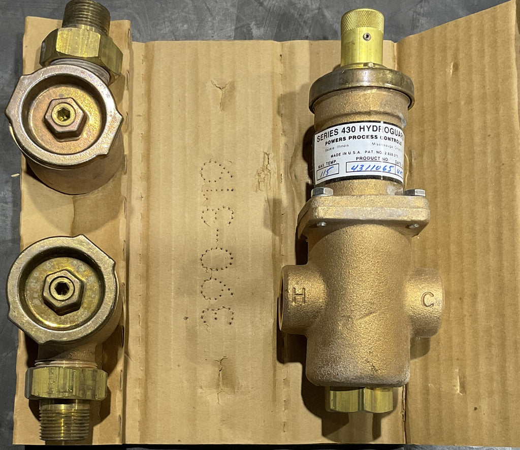MCC Powers Series BRONZ 430 Hydroguard Regulator Mixing Valve — G-Cor ...