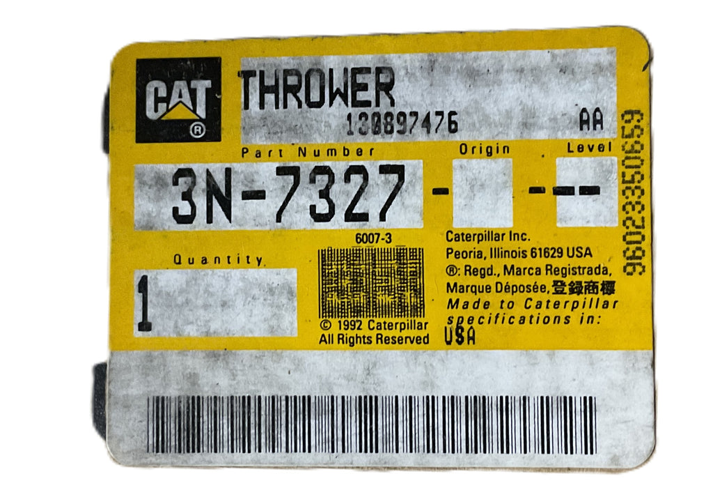 GENUINE OEM CATERPILLAR 3N-7327 CRANKSHAFT OIL THROWER — G-Cor Automotive
