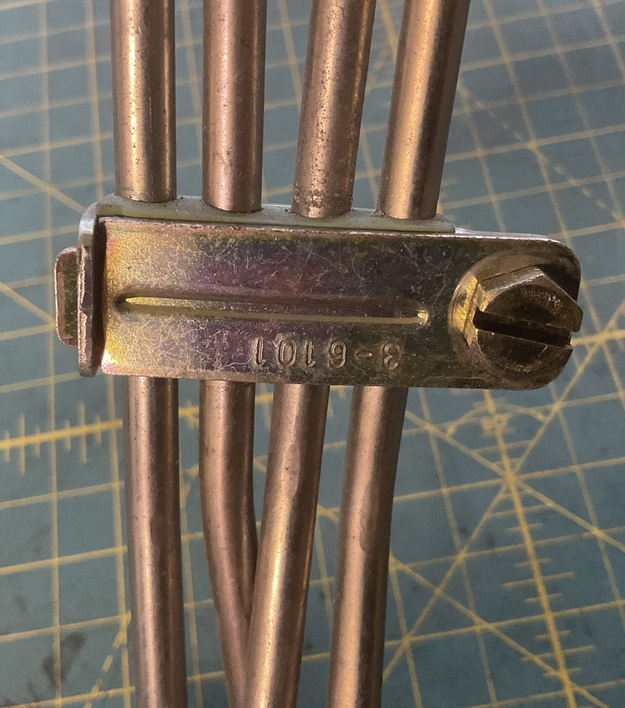INJECTION LINE CYLINDERS 1 - 4 - MAN Marine Diesel Engine Part No. 51 ...