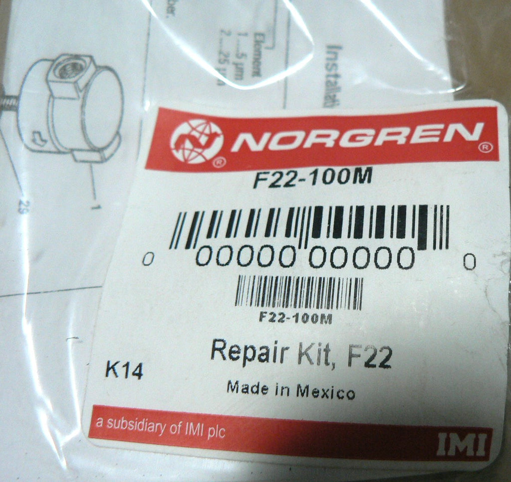 NORGREN F22-100M REPAIR KIT F22 — G-Cor Automotive