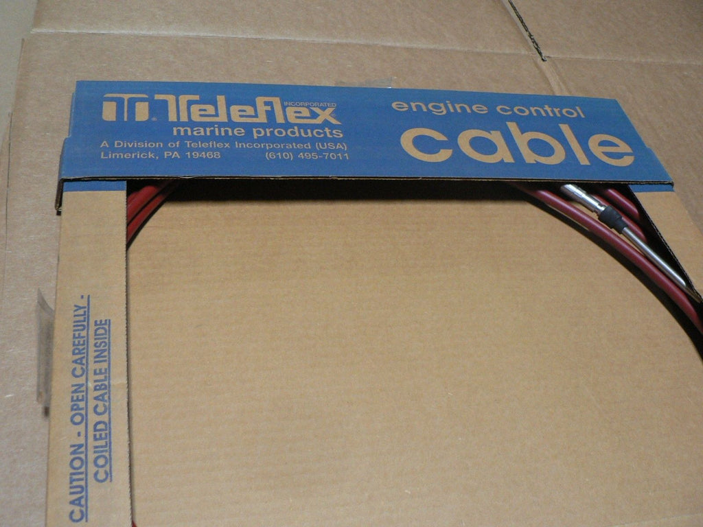 TELEFLEX MARINE push pull cable 19 foot 3 of travel 032377-003-228, 22 ...
