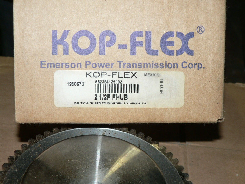 KOP-FLEX MODEL B FASTS EMERSON POWER A9681 2275857 FLEXIBLE COUPLING S ...