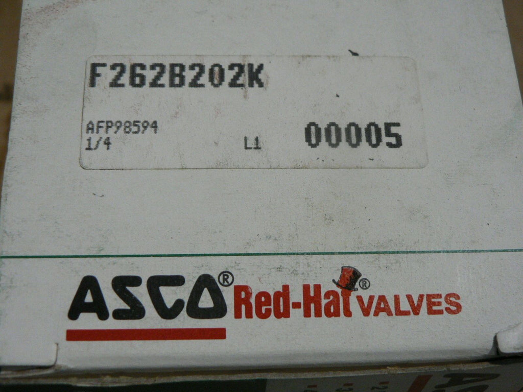 ASCO F262B202K SERIES 8262-8263 — G-Cor Automotive