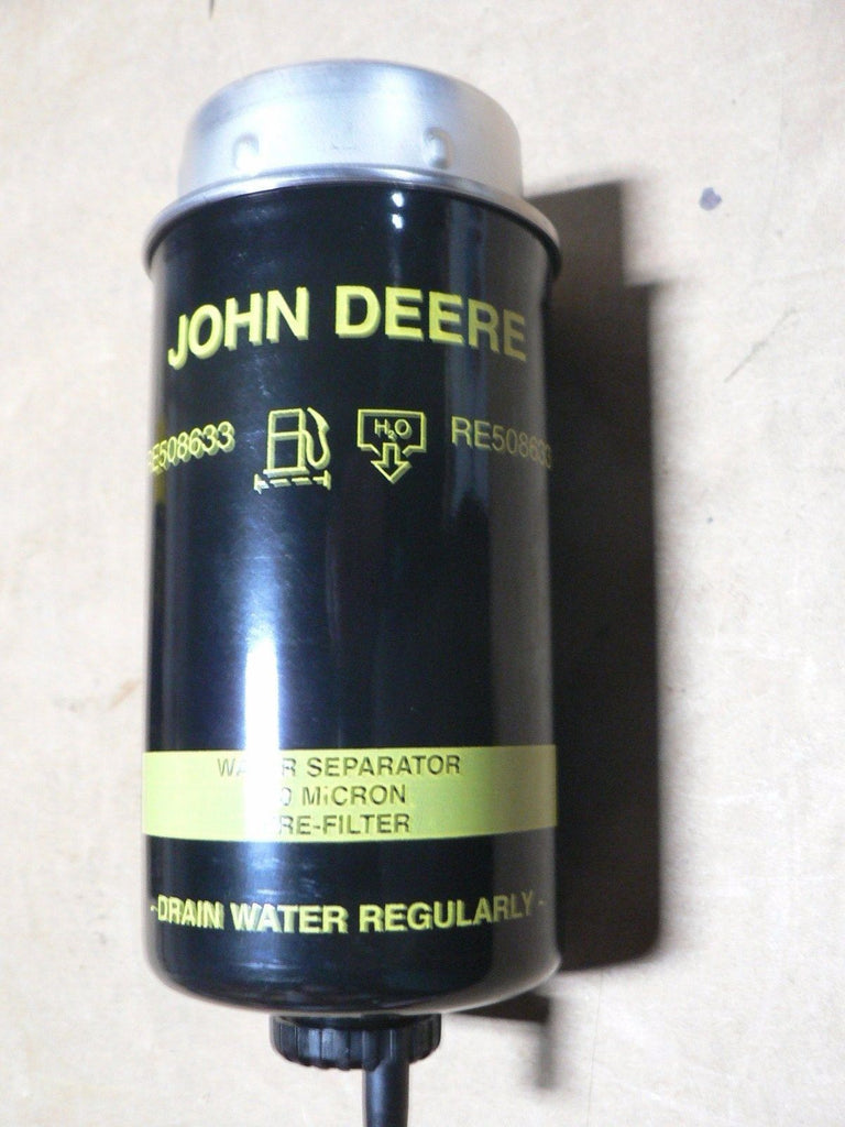 John Deere Fuel Filter RE508633 RE62423 Excavator Loader — G-Cor Automotive