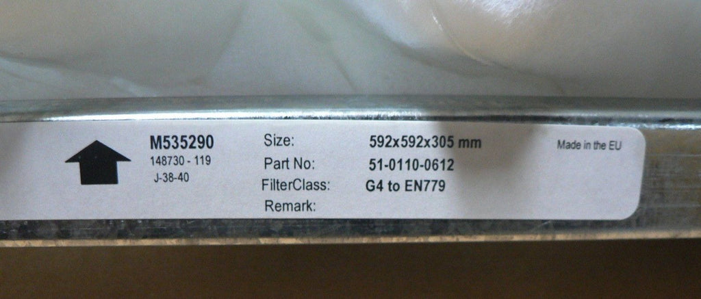 AAF INTERNATIONAL DRIPAK 25 6 POCKET BAG FILTER 592X592X305MM — G-Cor ...