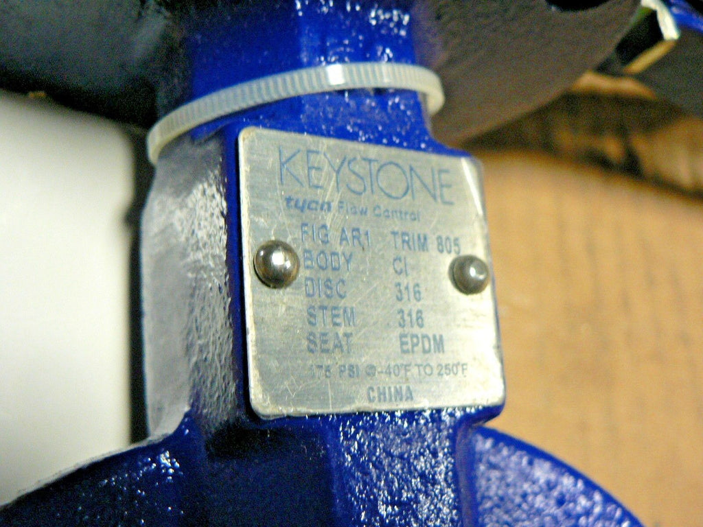 TYCO BUTTERFLY VALVE 2 IN KEYSTONE 221 FIG. AR1 AQUA-CHEM 941-10699-00 ...