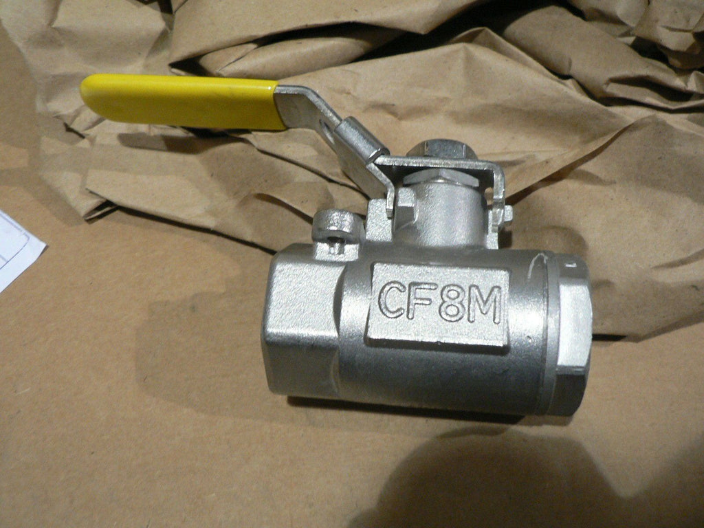 VOSS INDUSTRIES BALL VALVE 796211/NPT 3/4 2000 WOG CF8M,, 0.750 INCHES ...