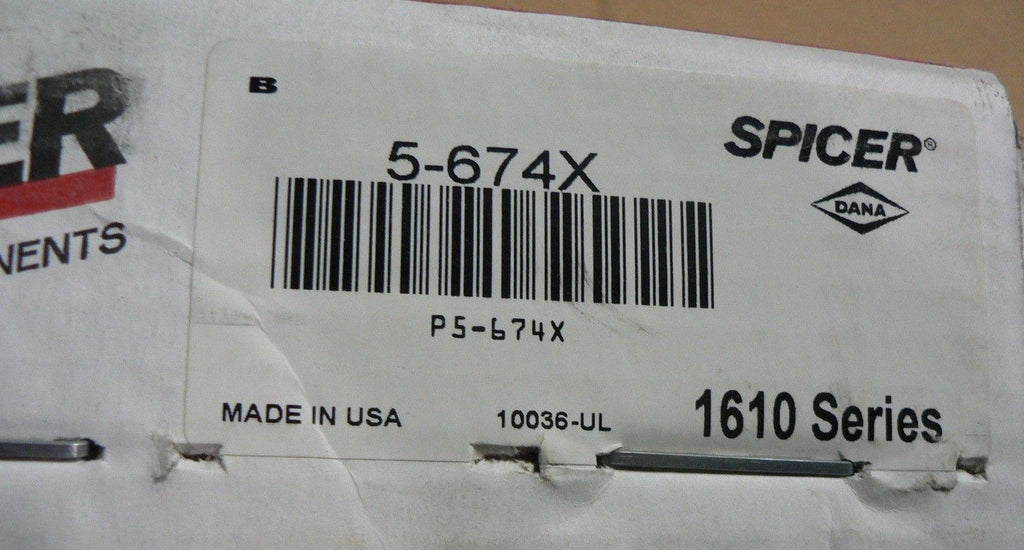 Original Dana Spicer 5-674X U-joint 1610 Series NAVISTAR 1696914C91 — G ...