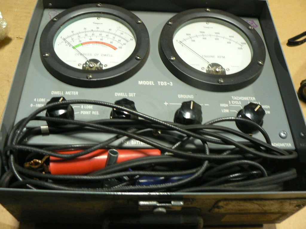 SIMPSON TDS-3 DWELL TACH TACHOMETER TEST SET TDS MILT45568 — G-Cor ...