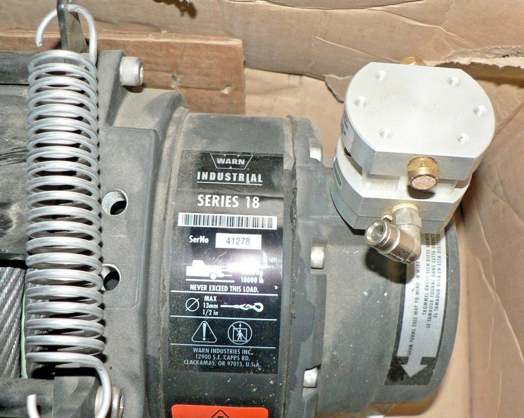 Warn 85675 WINCH ASSEMBLY SEVER DUTY SERIES 18, 18,000# MAX LOAD — G ...